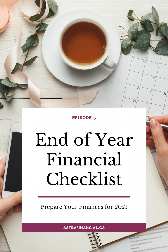 Financial Checklist - Astra Financial